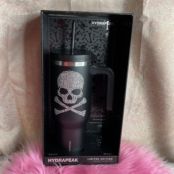 hydrapeak | Dining | Hydrapeak Limited Edition Bling Skull 4 Oz Tumbler ...